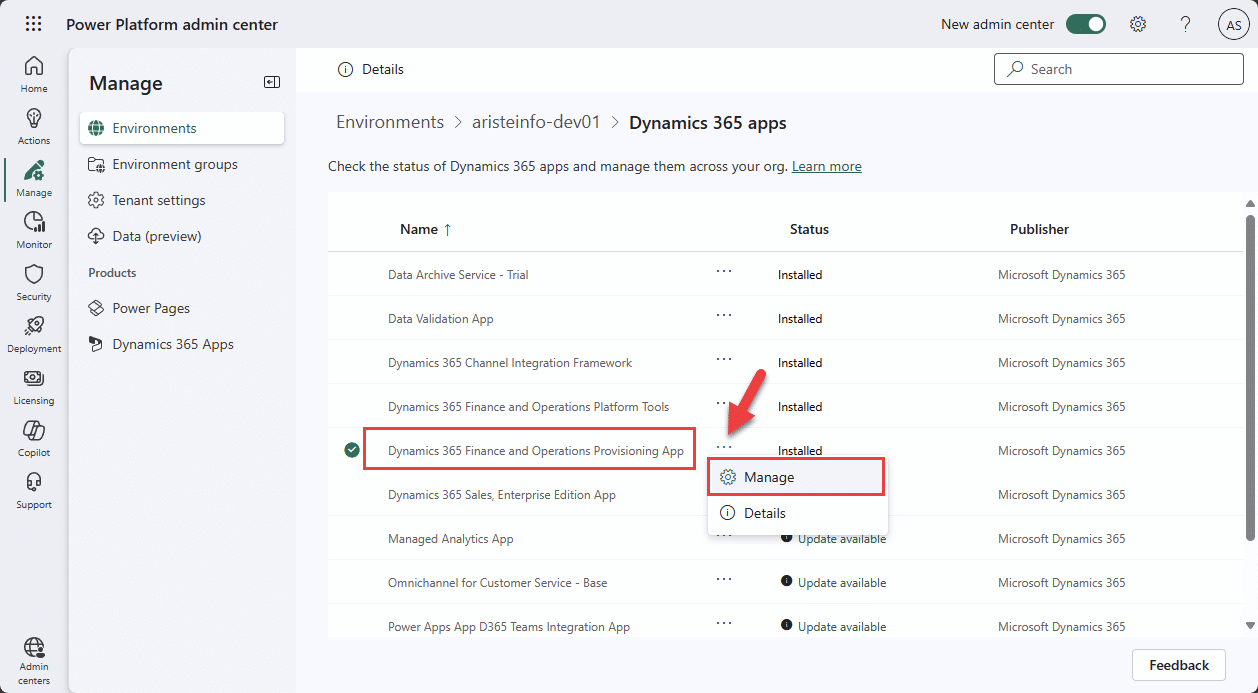 Upgrade version in a Unified Development Environment - ariste.info